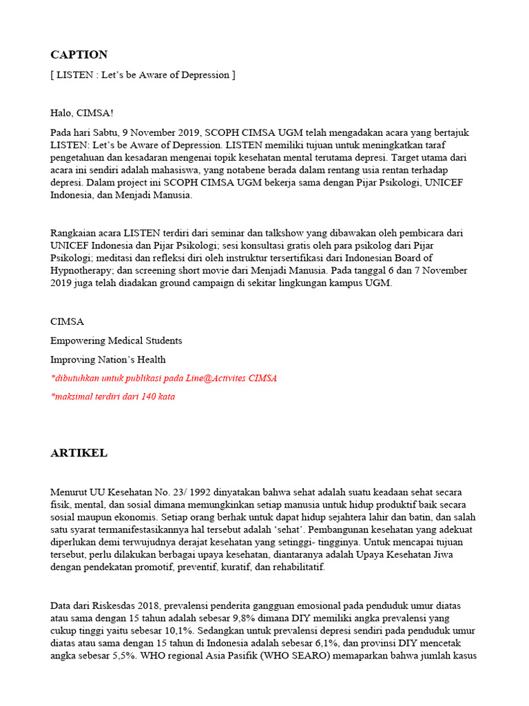 (Caption - Artikel) LISTEN | PDF