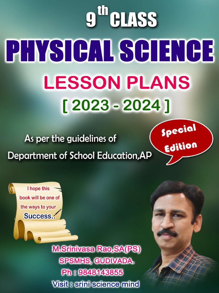 9th - PS-Lesson Plan Book | PDF | Atoms | Mixture