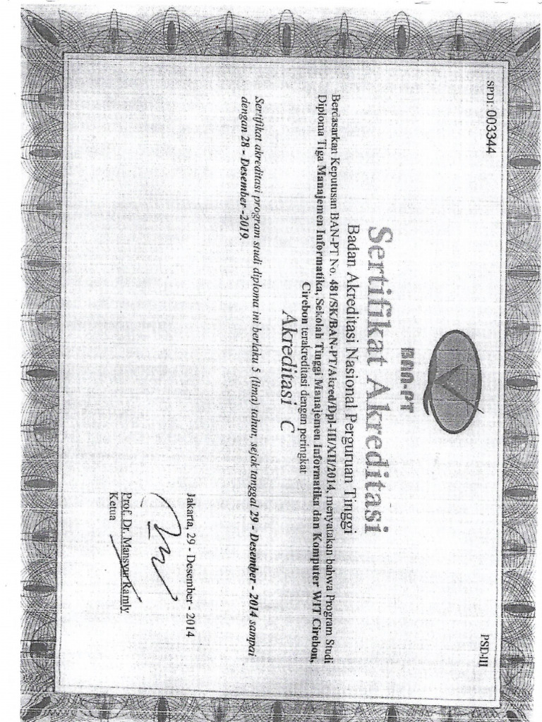 Sertifikat Ridho | PDF