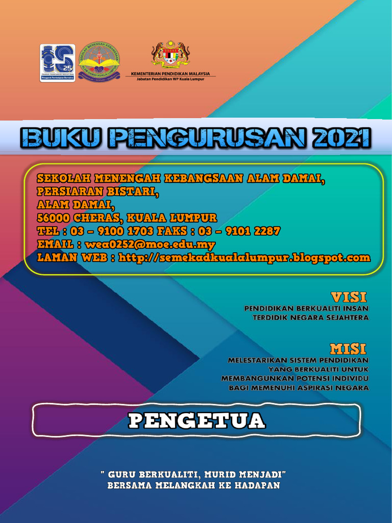 Buku Pengurusan Pengetua 2021 | PDF