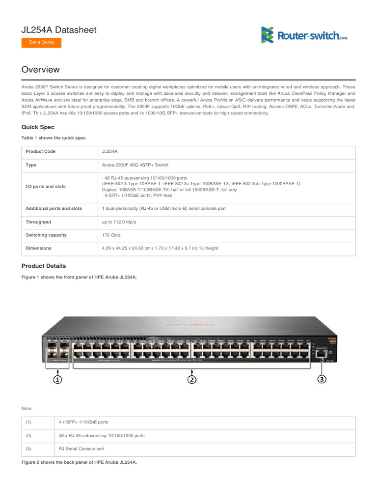 Jl254a Datasheet | PDF