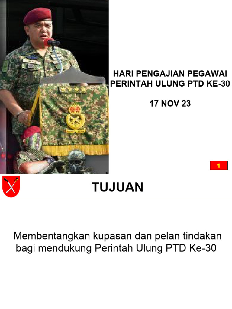 HPP (Perintah Ulung PTD) | PDF