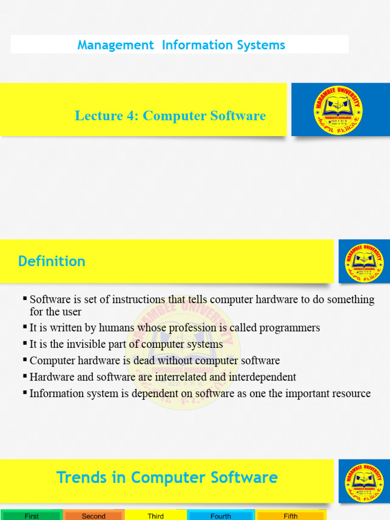 Chapter 4 Computer Software | PDF