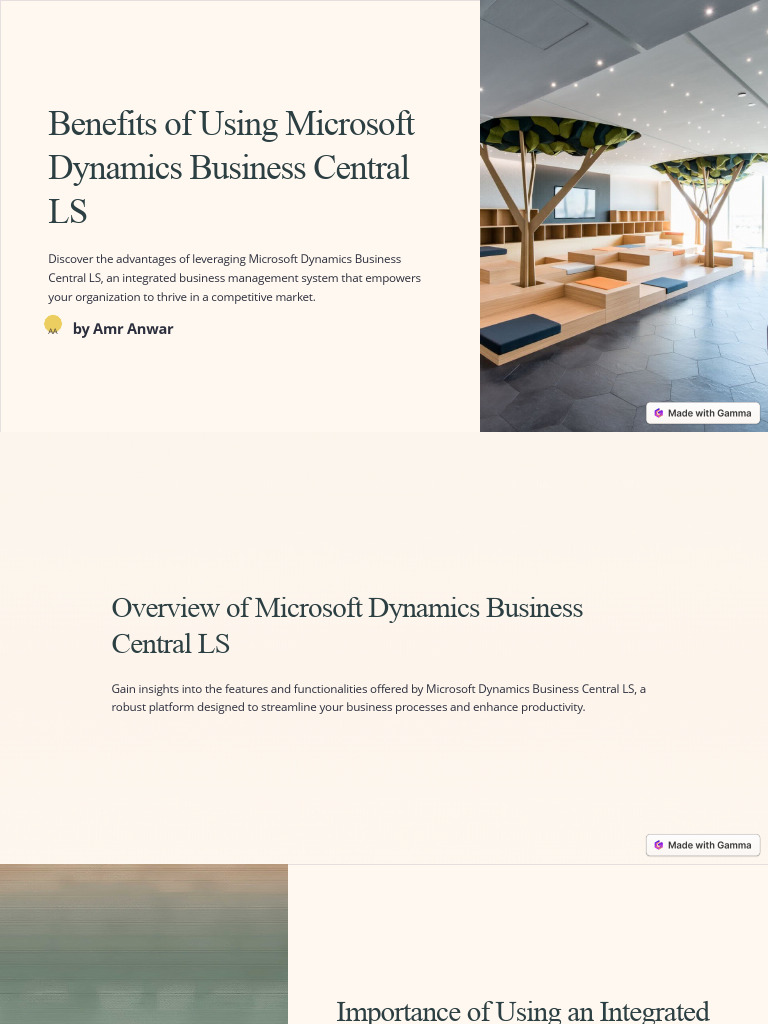Benefits of Using Microsoft Dynamics Business Central LS | PDF