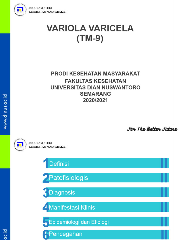 Variola Varicella | PDF | Pengembangan Diri