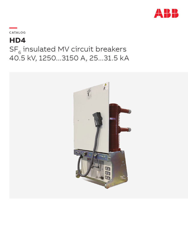 HD4 - Catalog - EN - 1YHA000046 - REV A - 08-2022 | PDF | Electric Arc ...