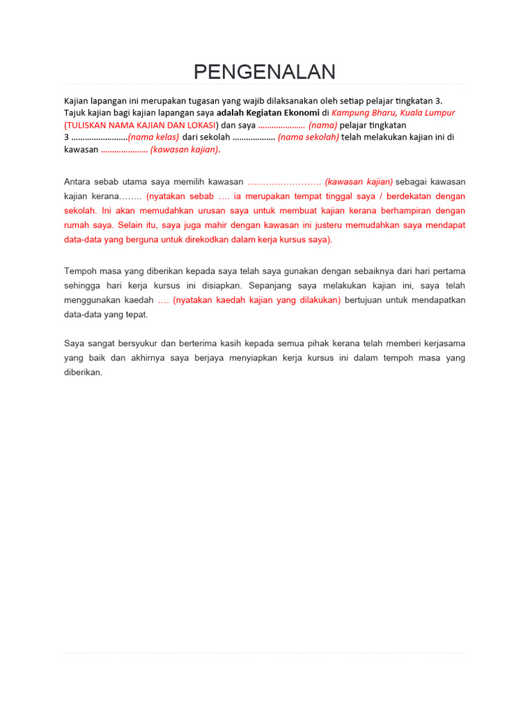 Contoh Penulisan Perancangan | PDF