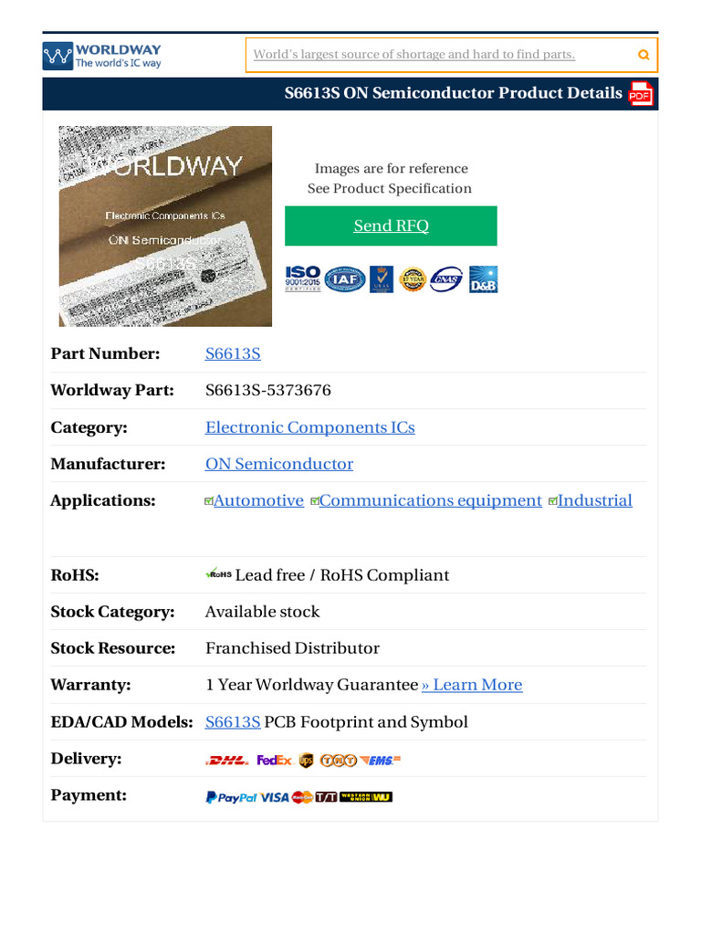 s6613s Led Driver | PDF