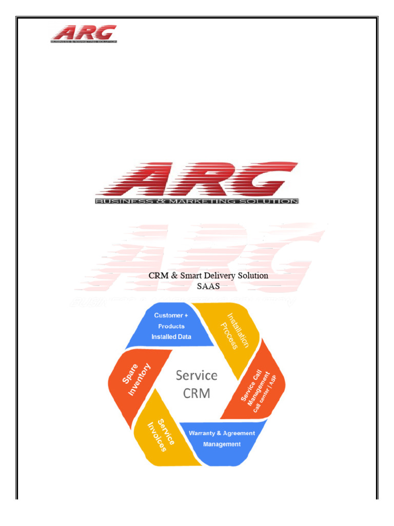 CRM & Smart Delivery SaaS Solution | PDF | Customer Relationship ...