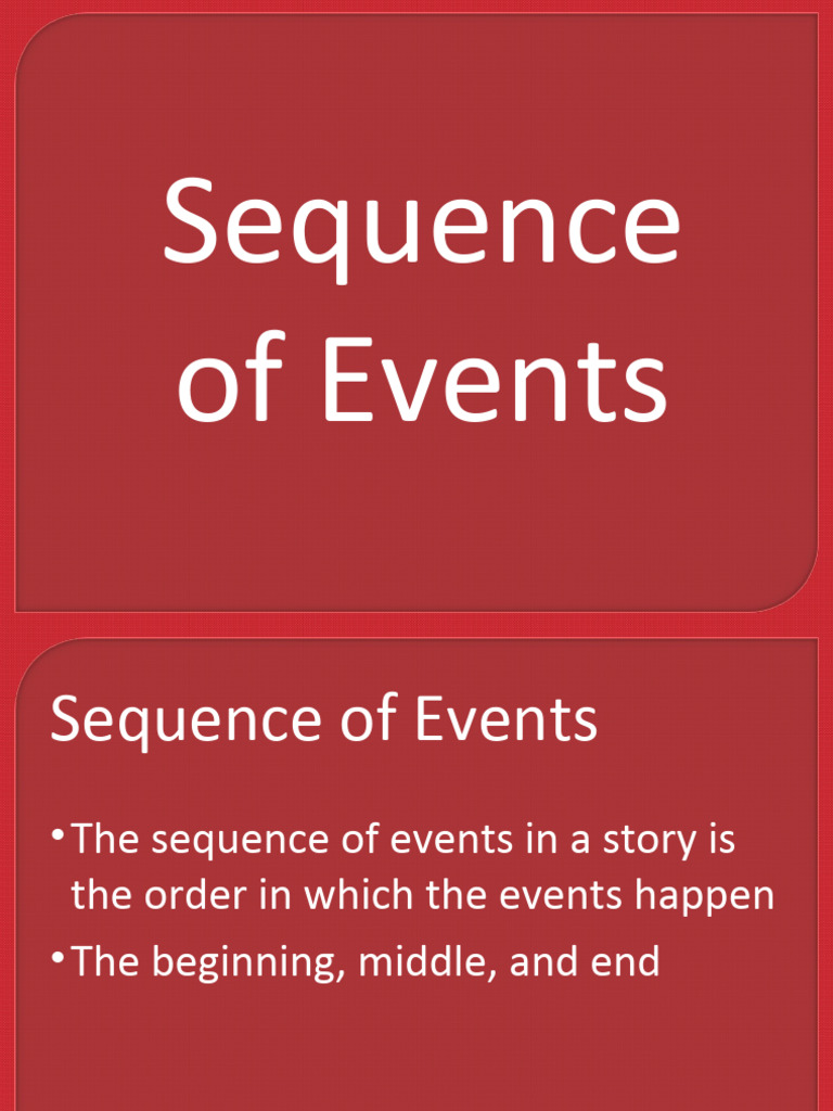 Sequence Events | PDF