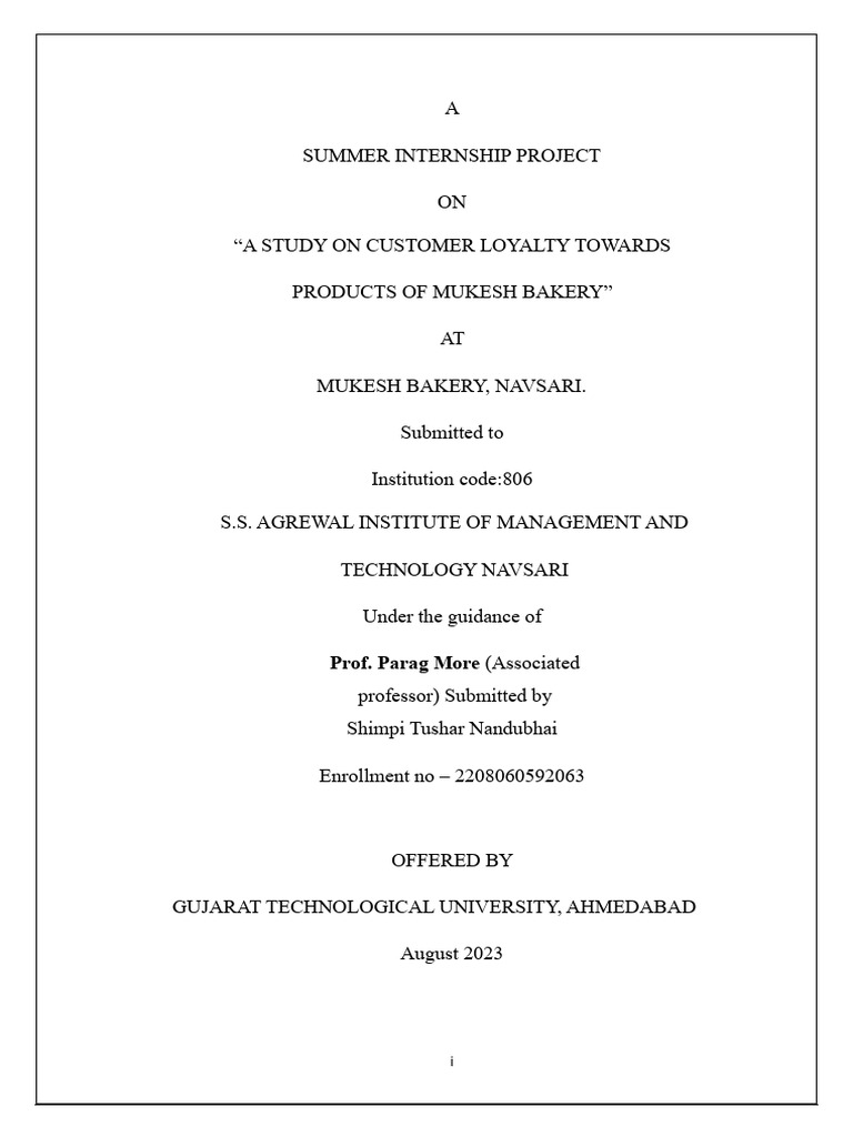 Shimpi Sip | PDF | Retail | Customer Satisfaction