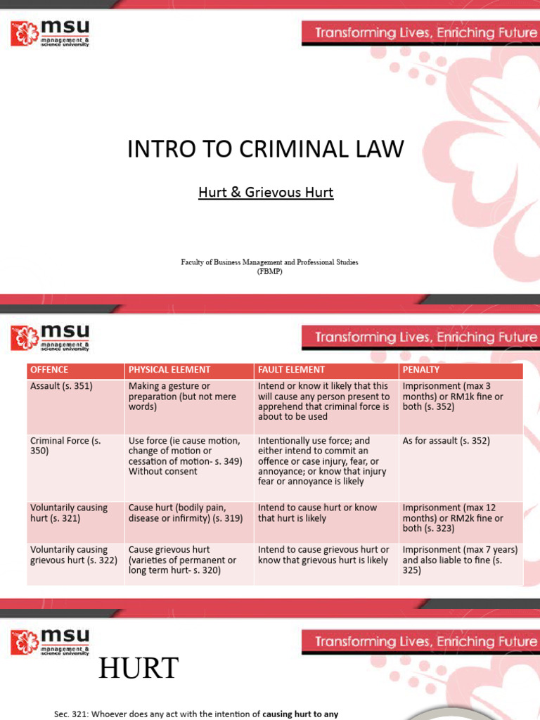 Chapter 10 Hurt GR Hurt | PDF | Assault | Justice