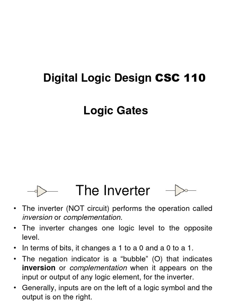 Lecture 4 | Download Free PDF | Logic Gate | Electricity