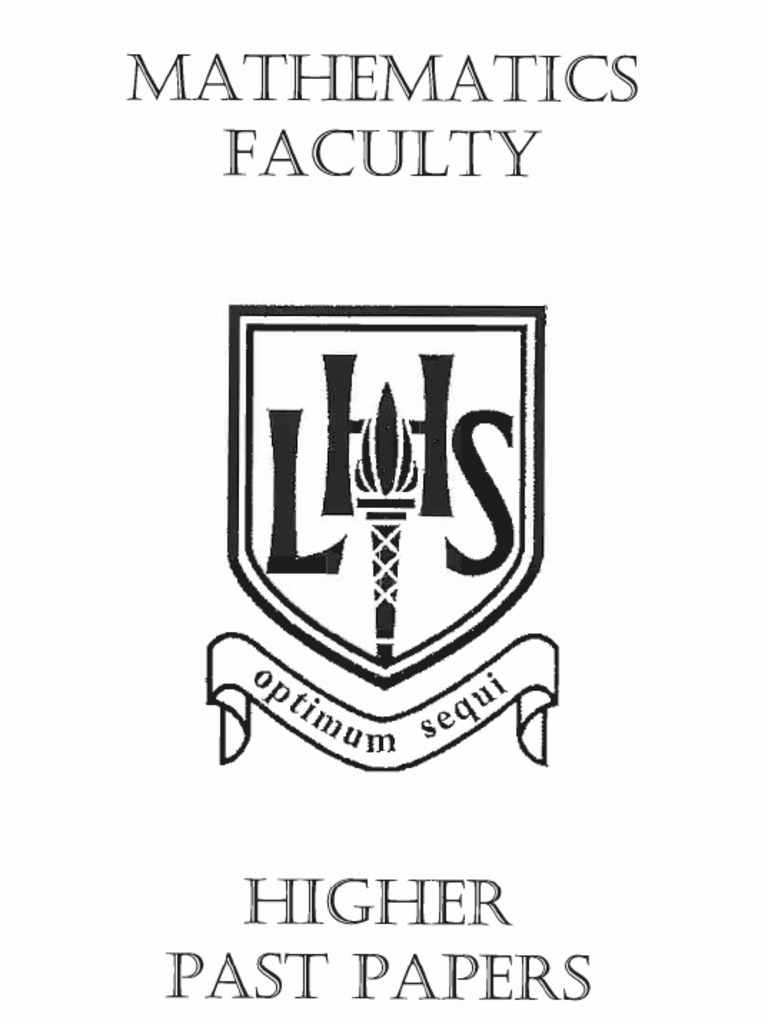 (24451) Higher Past Papers 1 | PDF