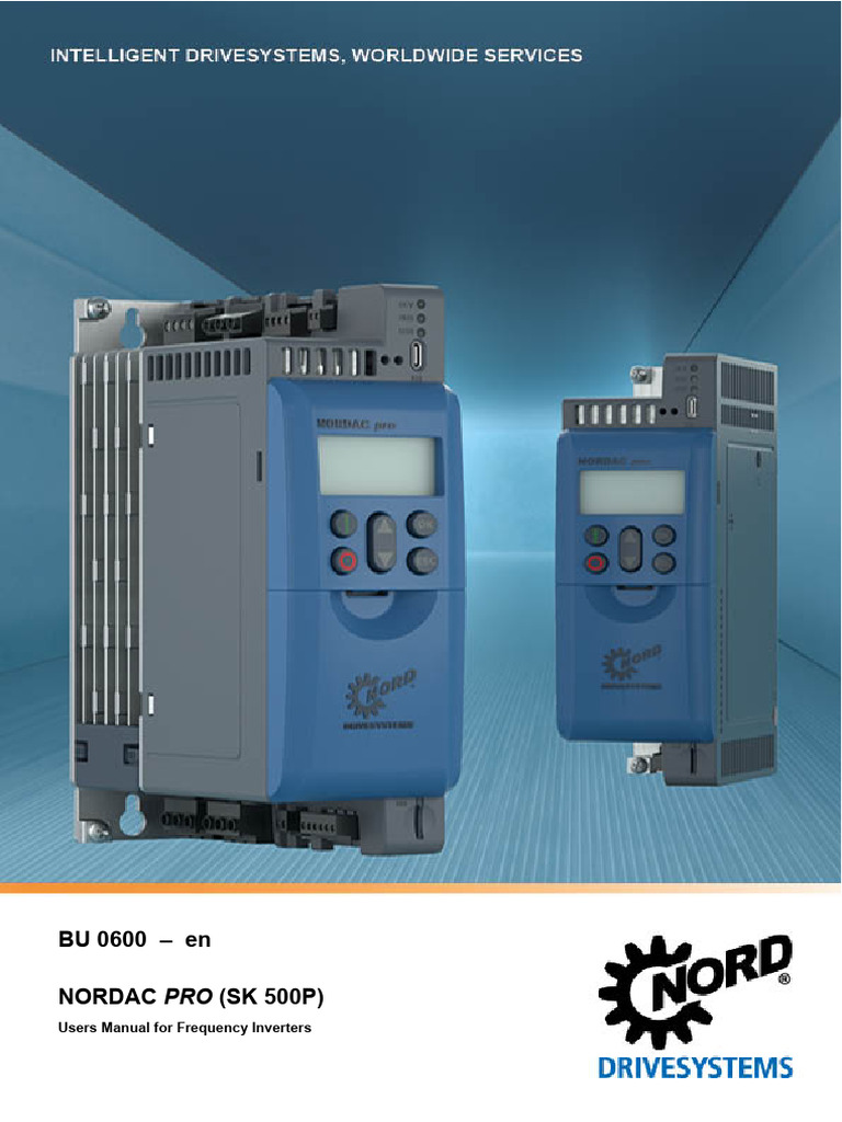 Nordac Pro | PDF | Electric Motor | Power Inverter
