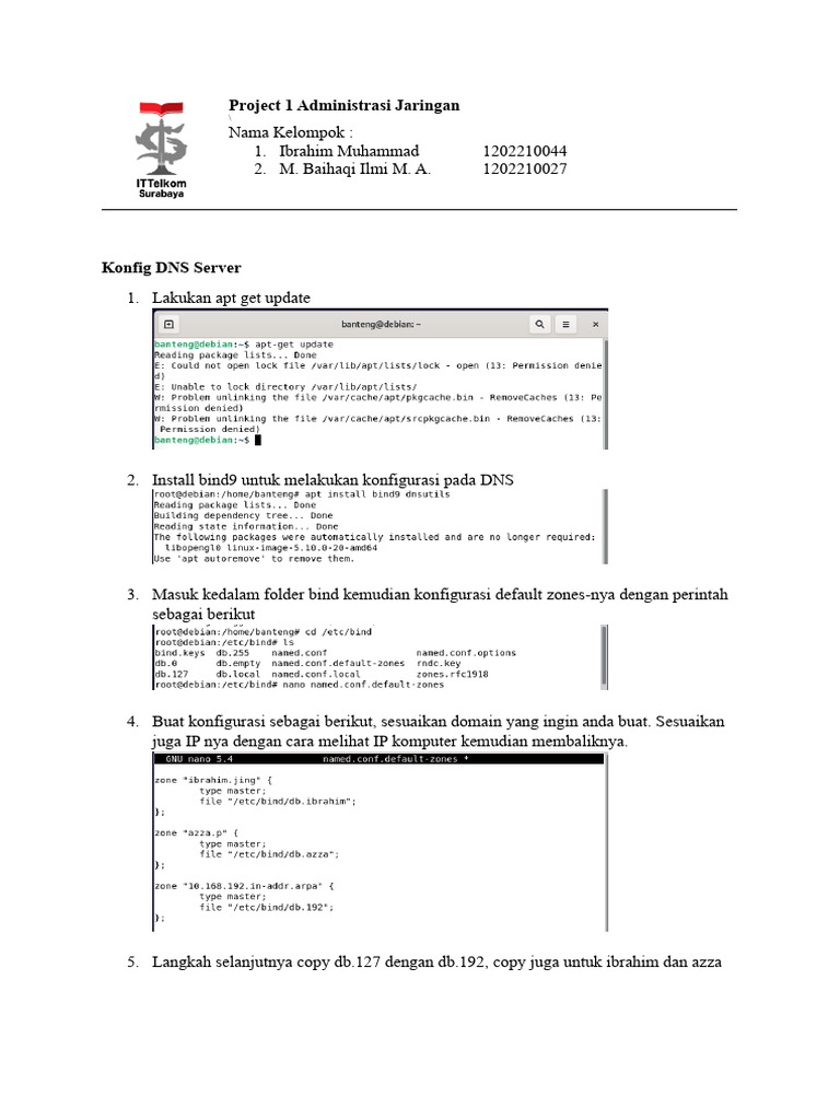 Konfigurasi DNS & Web Server | PDF | Komputer