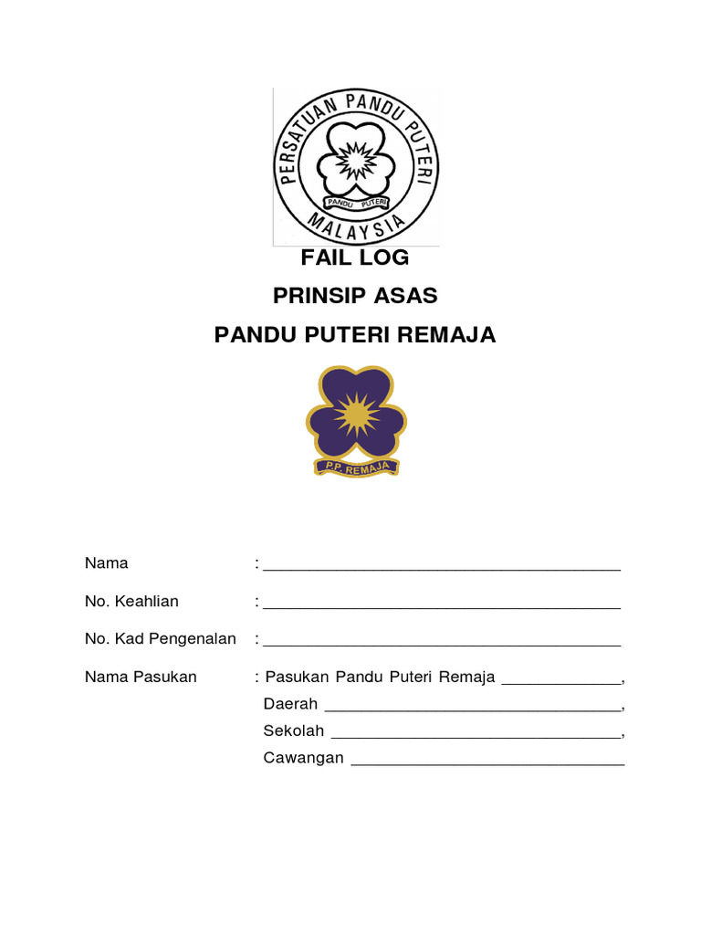 Prinsip Asas Pandu Puteri Remaja | PDF