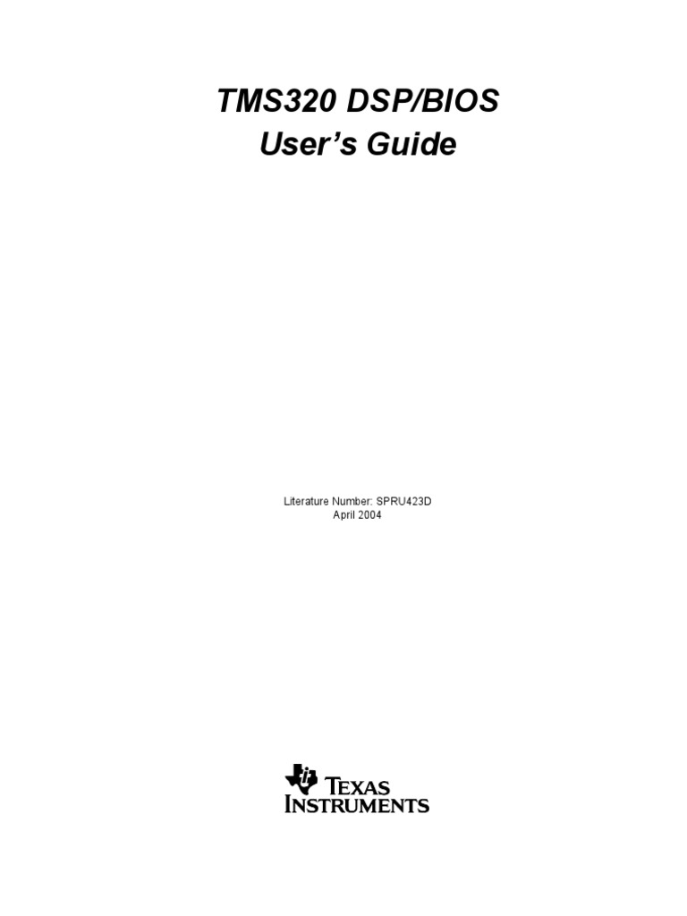 Tms320 Dsp Bios Users Guide Pdf Thread Computing Assembly Language 6514