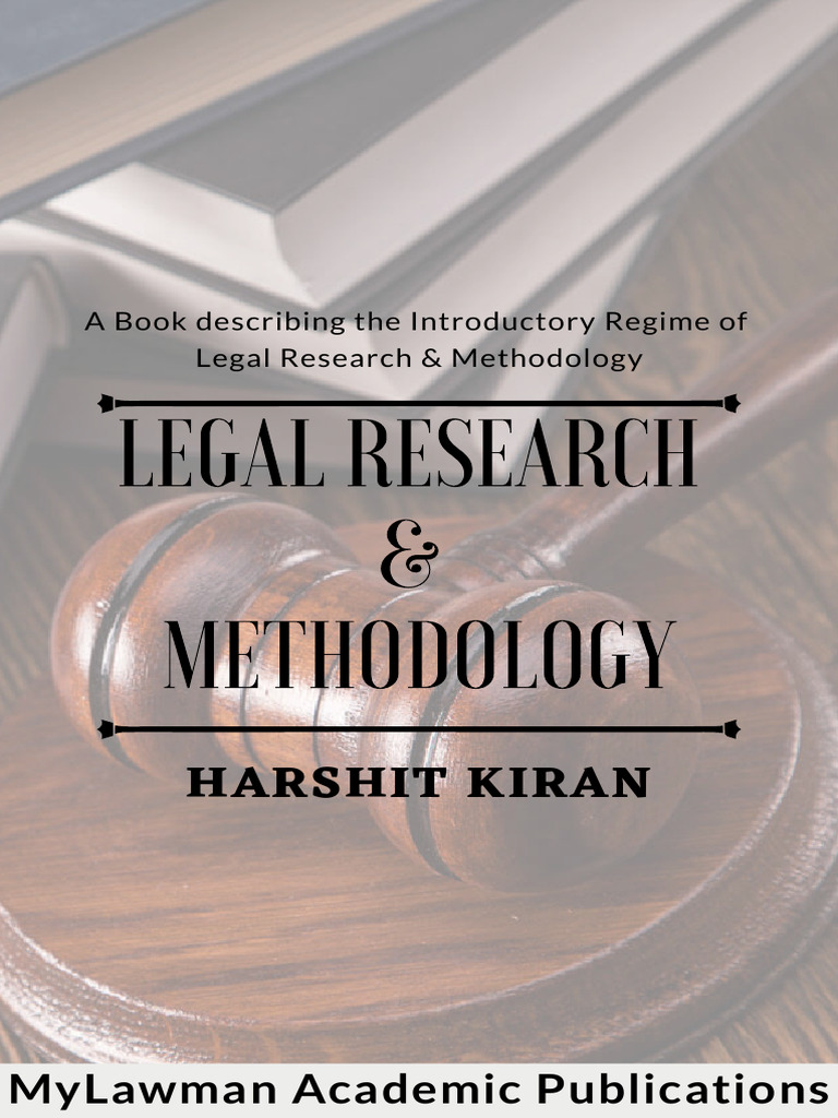 Legal Research & Methodology by Harshit Kiran | PDF | Quantitative ...