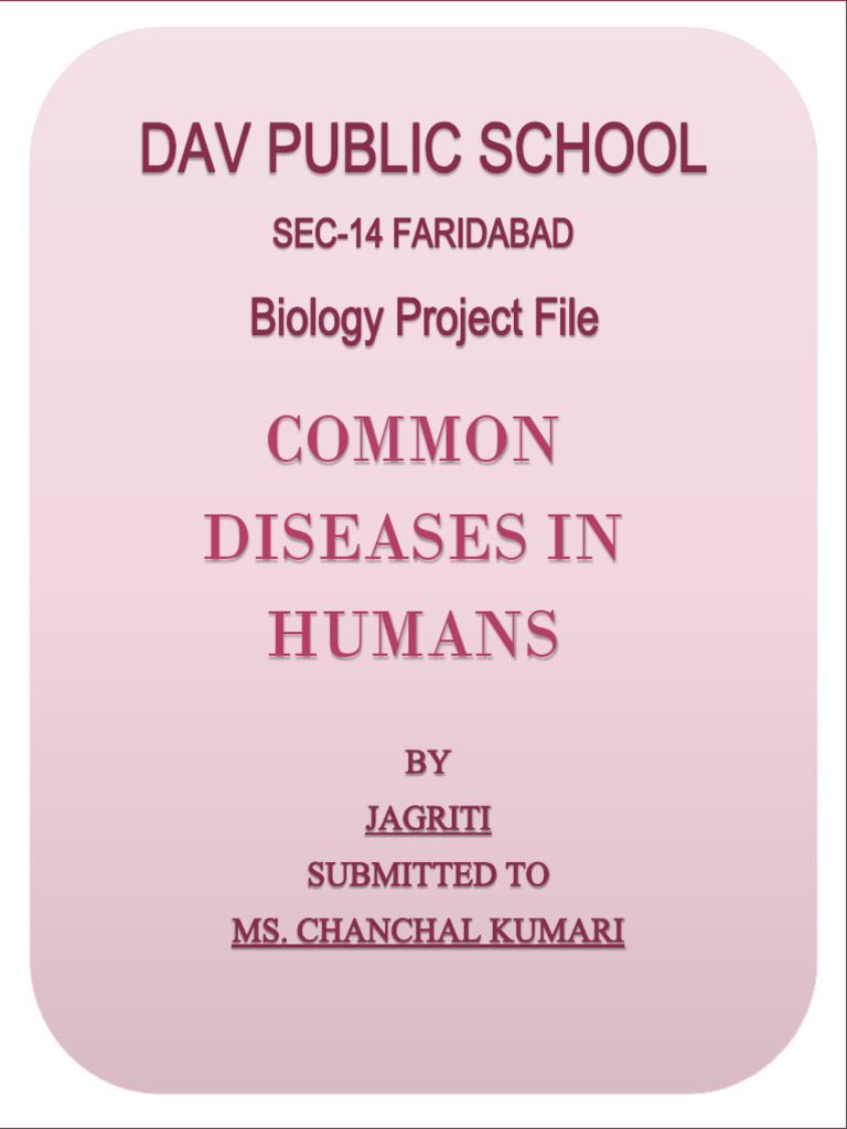 Biology Project File Class 12 Jagriti | PDF