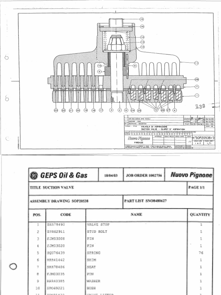 001 Suction Valve | PDF