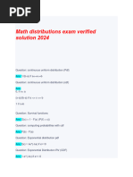 Exam P Formula Sheet 2025 | PDF | Probability Distribution | Variance