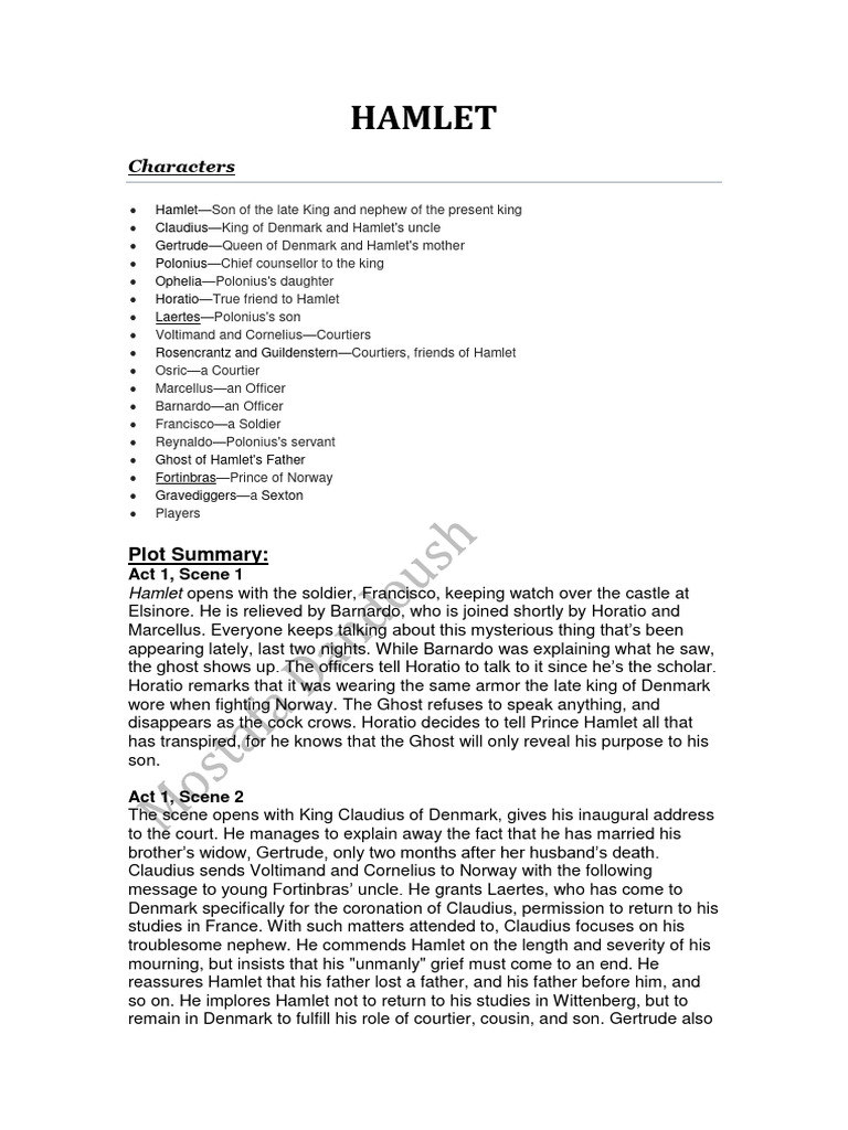 Hamlet | PDF | Hamlet