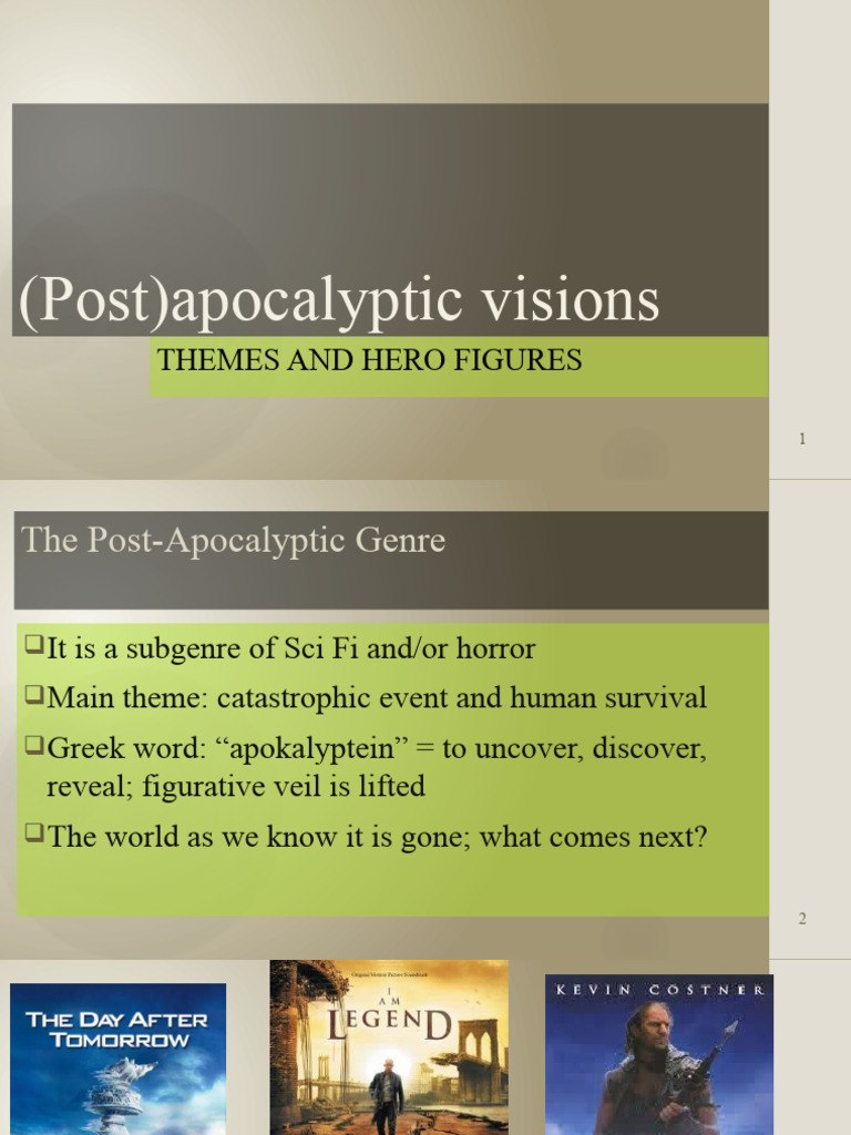 Post-Apocalyptic Genre Insights | PDF
