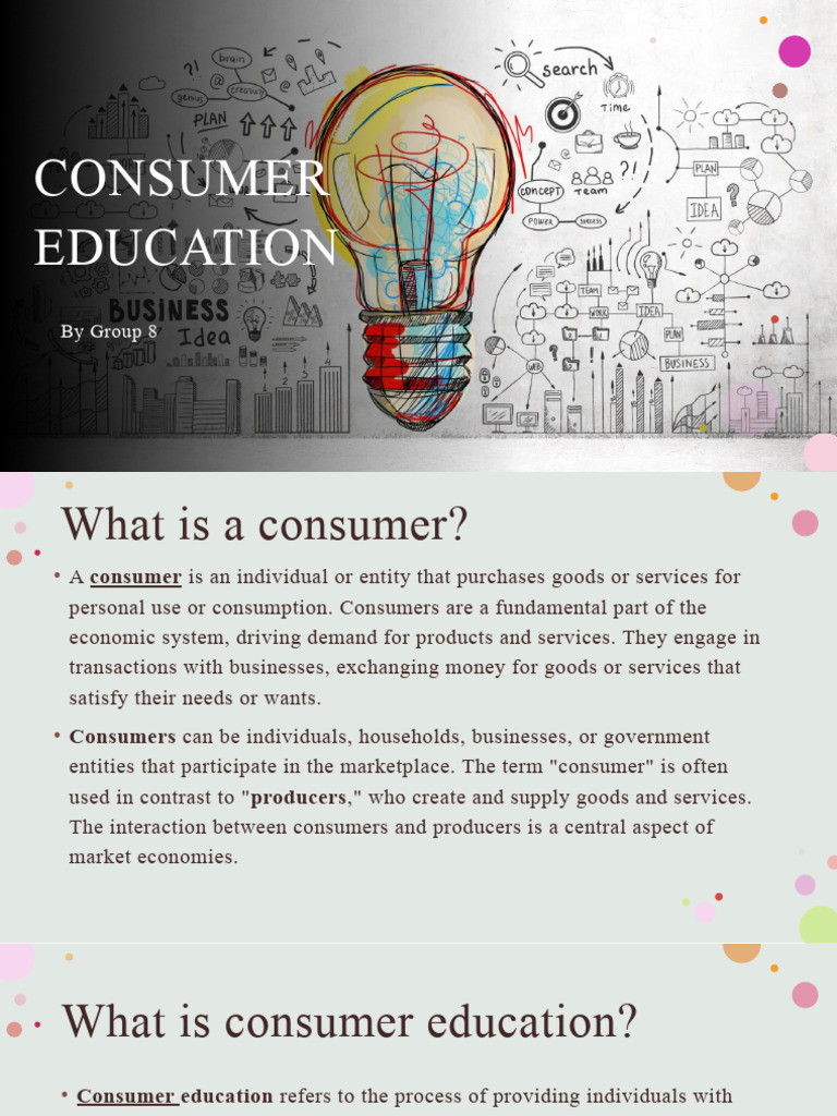 Home Economics Group 8 | PDF | Consumer Protection | Sustainability
