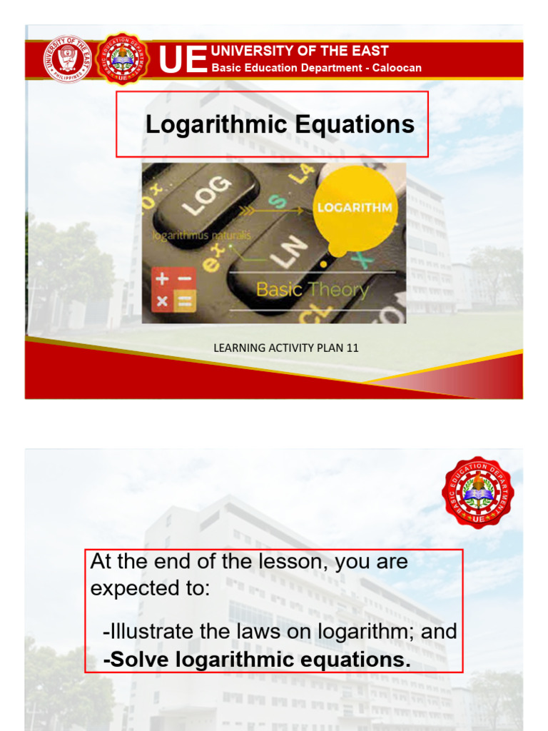 Lap11 Logarithm Continuation | PDF | Logarithm | Numbers