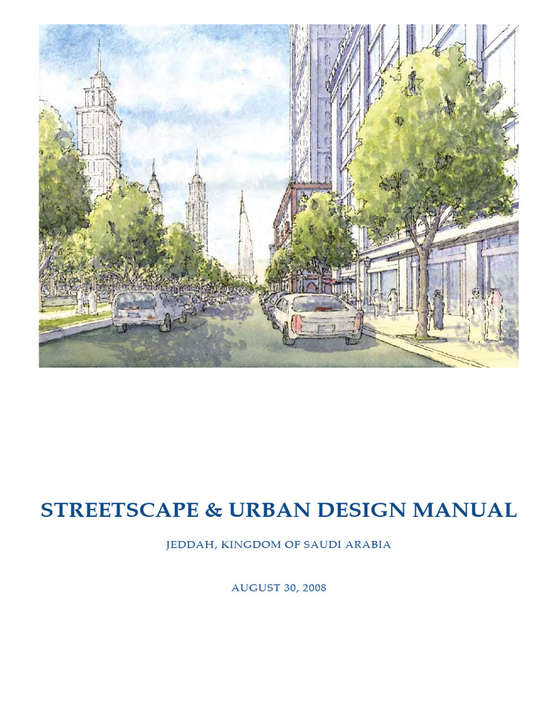Streetscape & Urban Design Manual, Jeddah, KSA | PDF