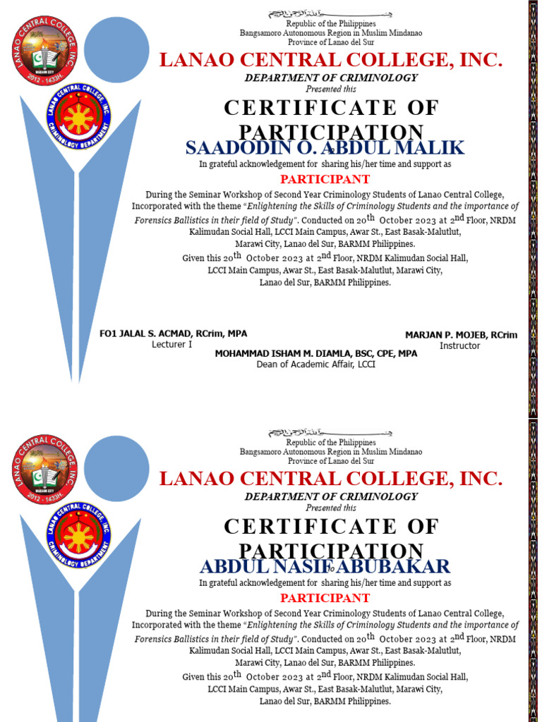 Cert Crim Edit | PDF