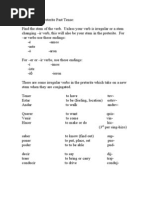 6 The Irregular Wide Tense Verb List | PDF | Verb | Rules