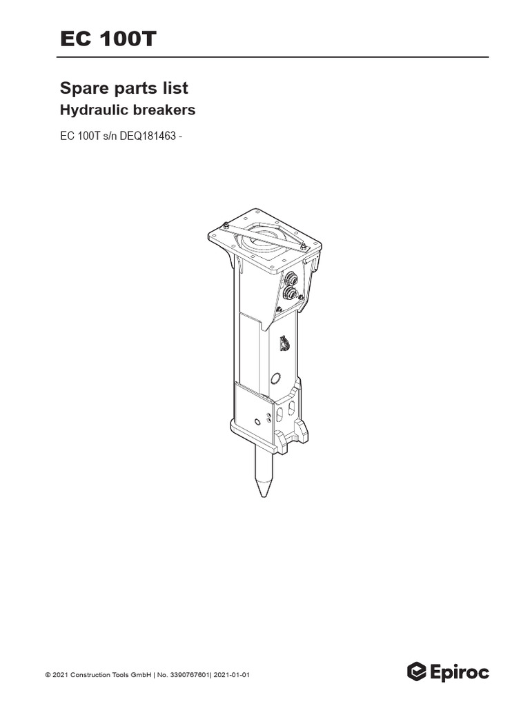 Atlas Copco Ec100 Epiroc | PDF
