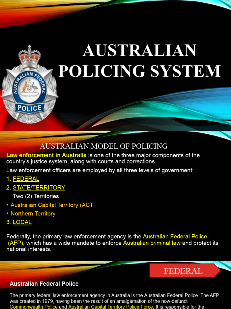 Overview of Australia's Policing System | PDF | Governance | Emergency ...