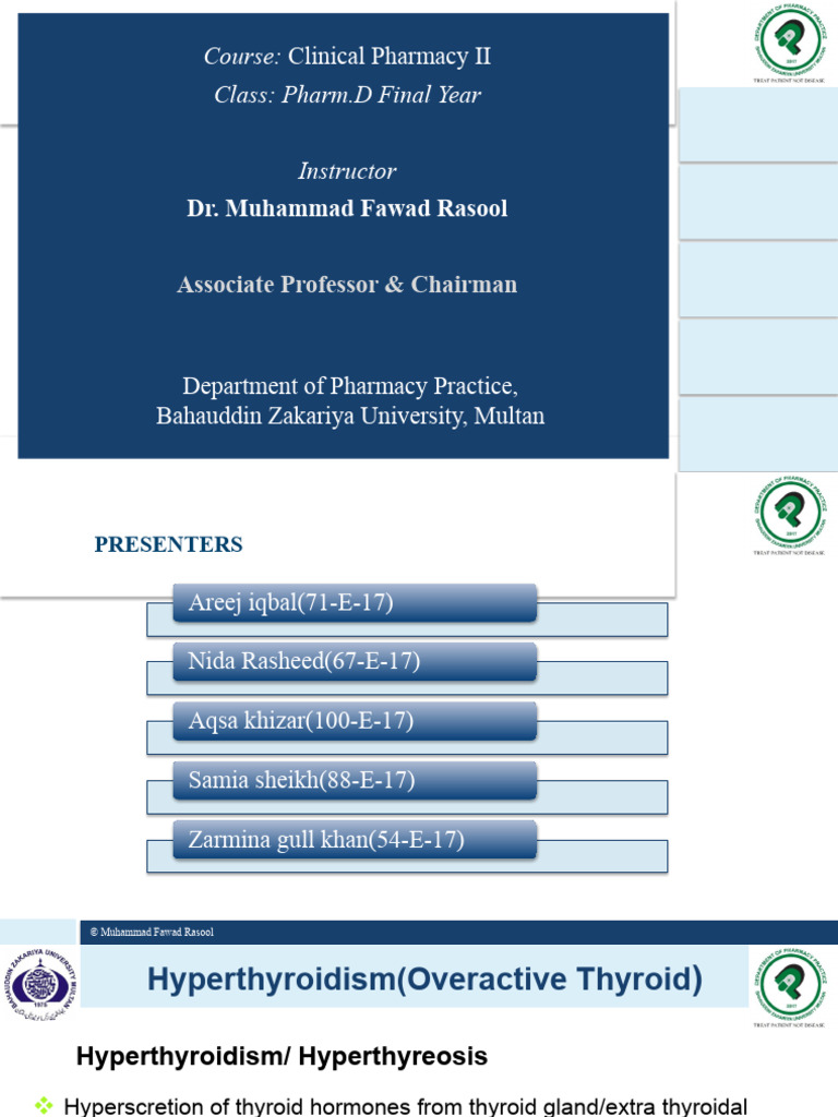 Hyperthyroid Is M | PDF | Hyperthyroidism | Thyroid