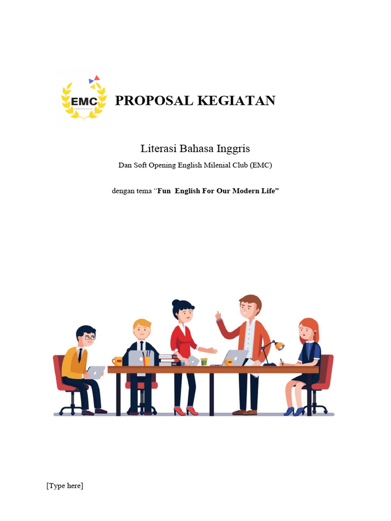 Proposal English Millenial English Club | PDF