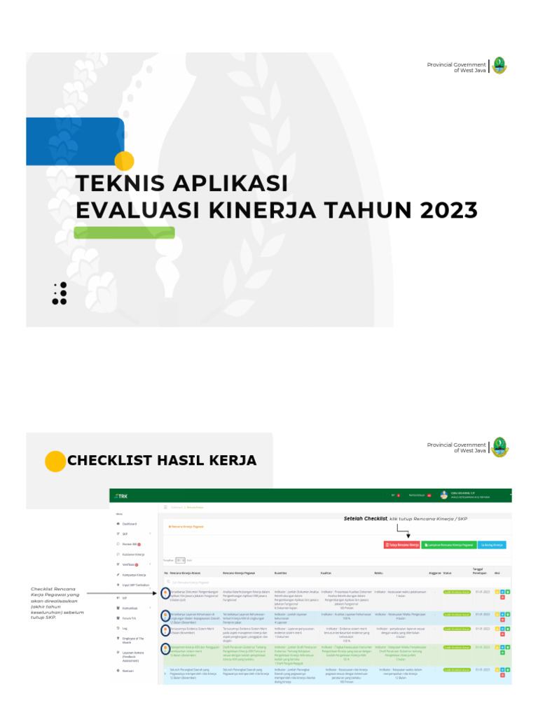 Panduan Tutup SKP Pegawai | PDF