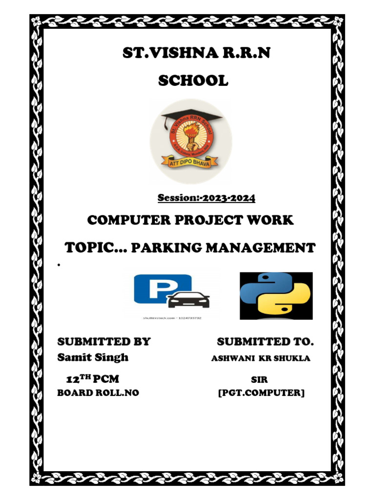 CS Project Final | PDF | My Sql | Python (Programming Language)