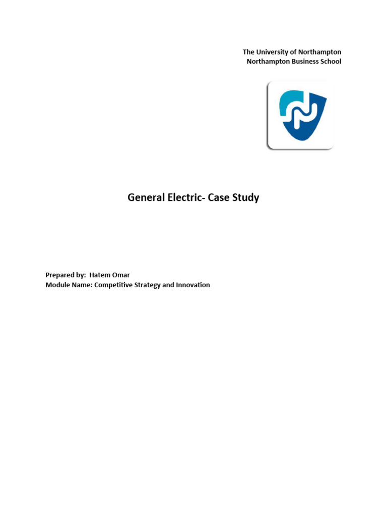 General Electric - Case Study | PDF
