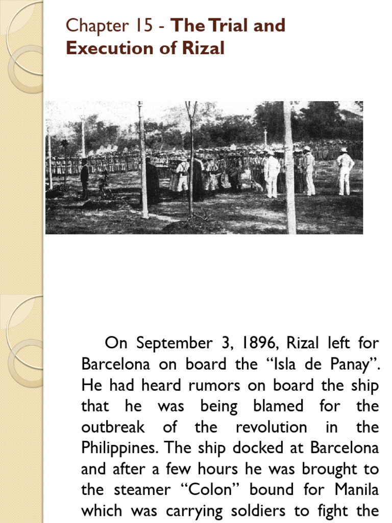 K. Trial and Execution of Rizal | PDF