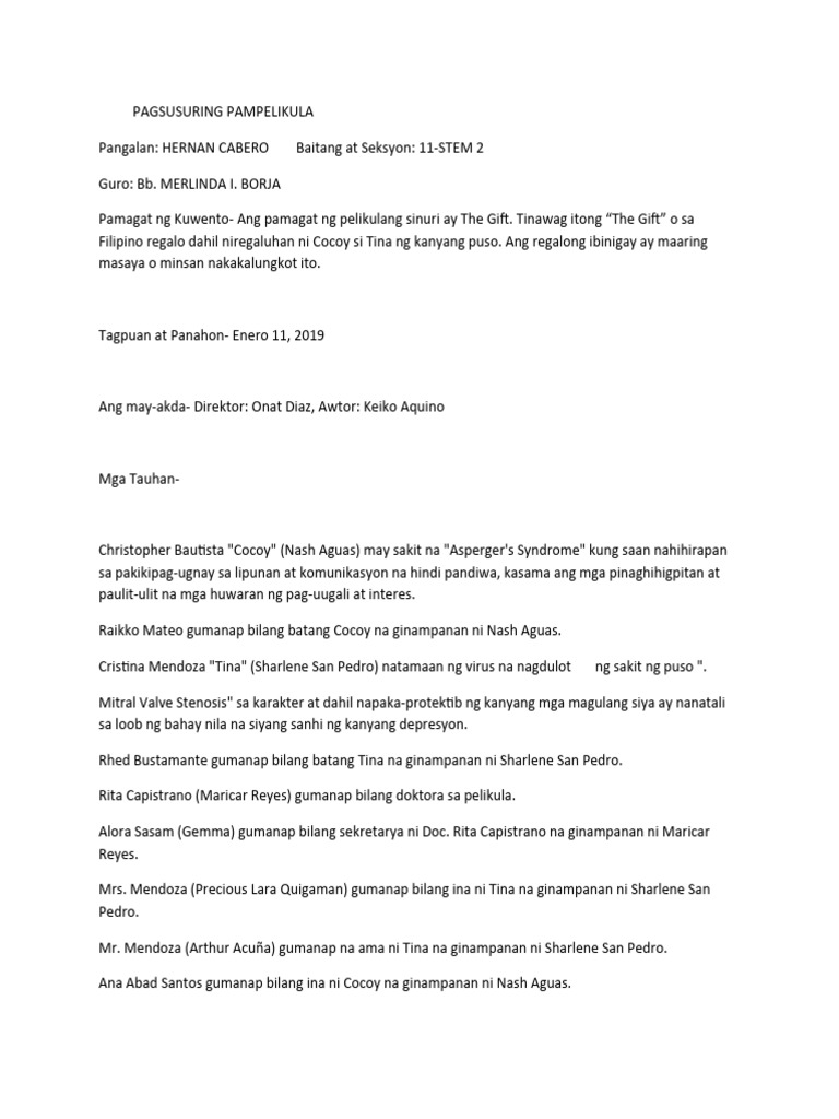 Pagsusuring Pam | PDF