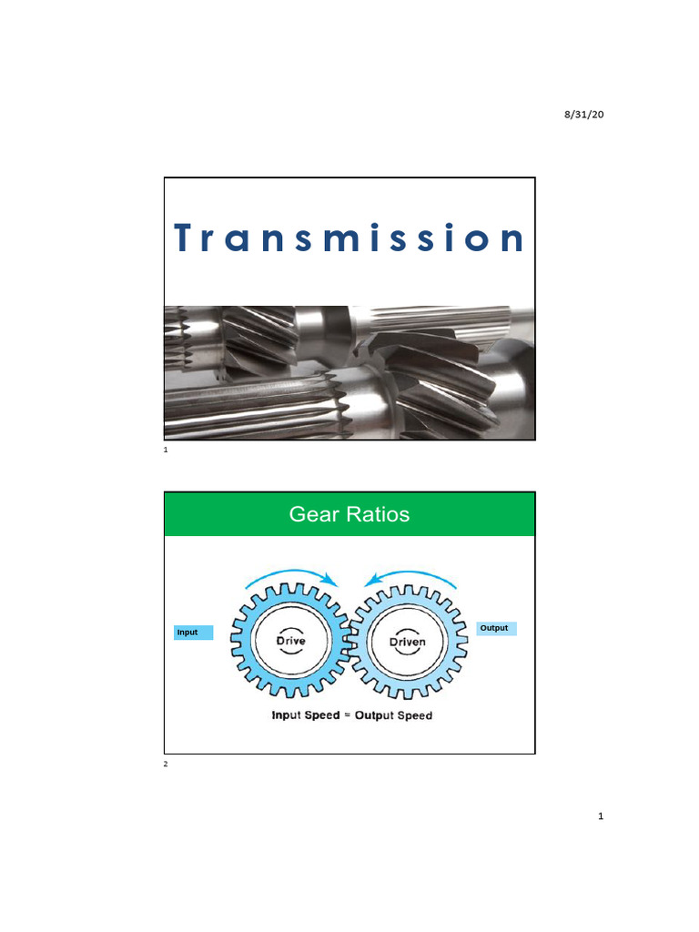 6 Transmission Pdf Manual Transmission Gear