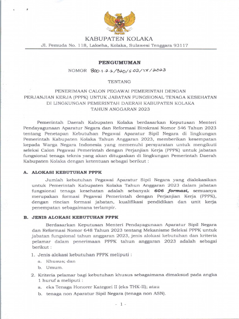 Tenaga Kesehatan - Pengumuman Seleksi PPPK Jabatan Fungsional Pemkab ... Tenaga Kesehatan - Pengumuman Seleksi PPPK Jabatan Fungsional Pemkab ...