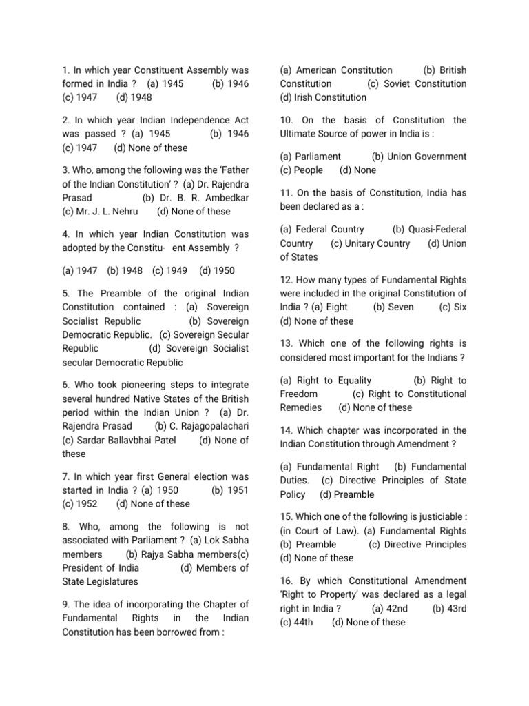 Constitution of India | PDF