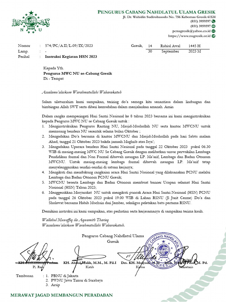 574 Instruksi HSN 2023-1 | PDF