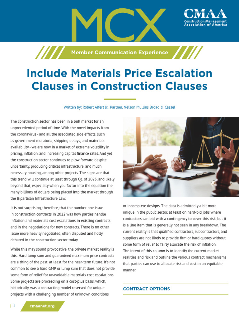 Construction Clauses | PDF
