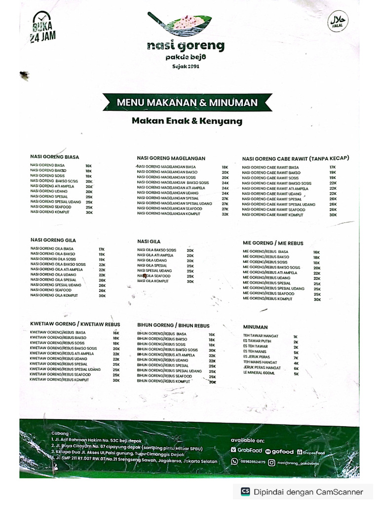 Nasi Goreng Pakde Bejo | PDF