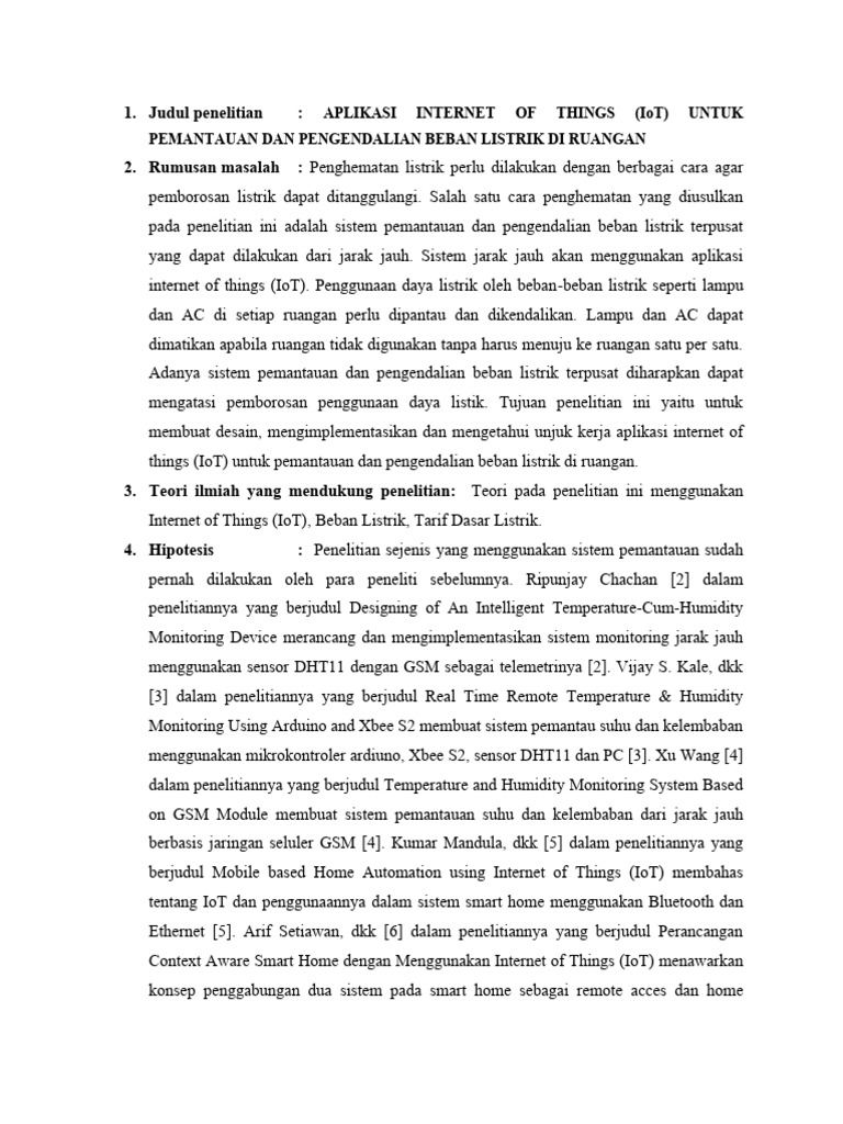 Judul Penelitian 1 Yoi | PDF