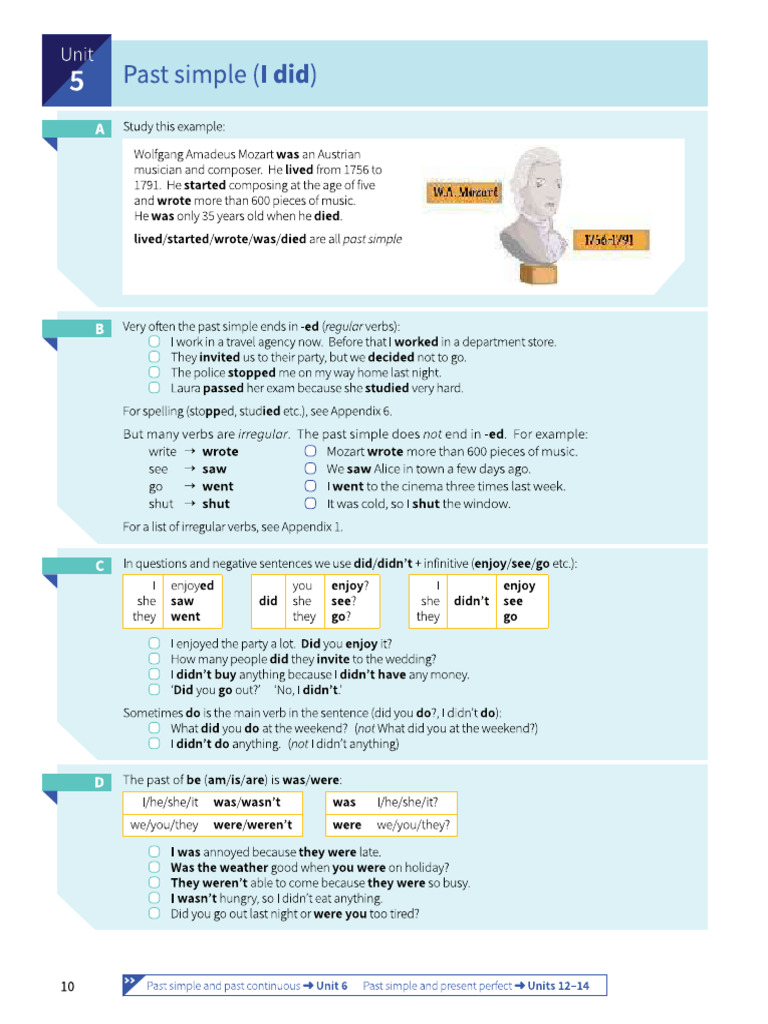 Past Simple (I Did) | PDF